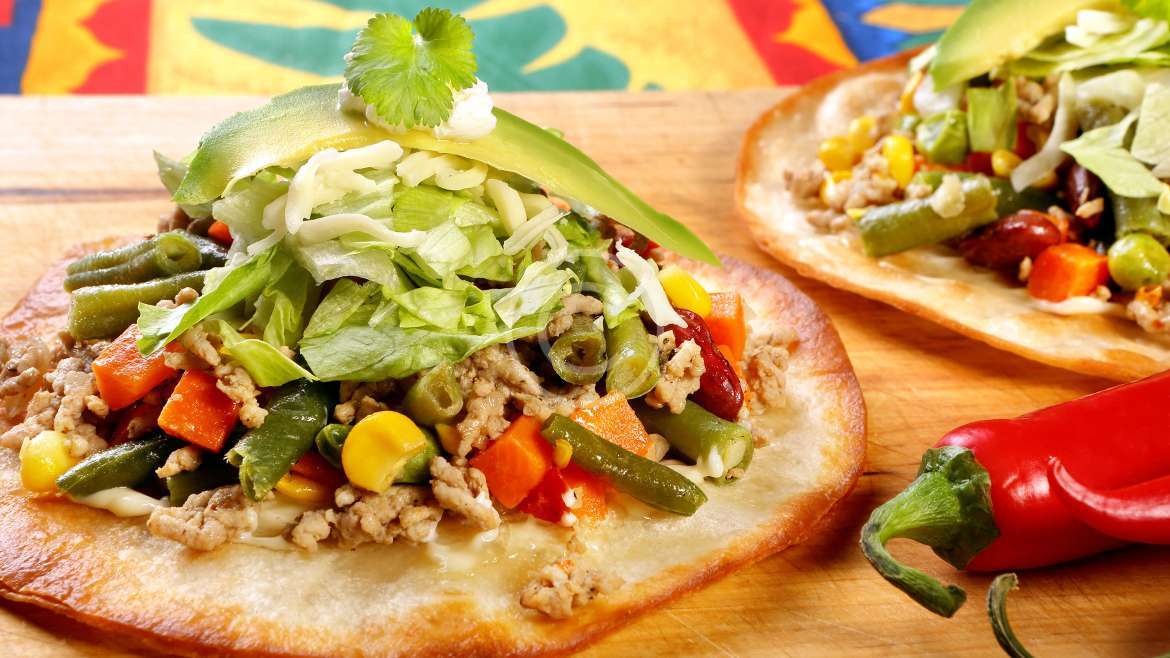 Tostada – Fiesta Tropicana Mexican Restaurant
